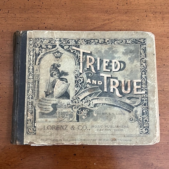 Other | Tried And True Songs For The Sunday School By Lorenz Co 1892 ...